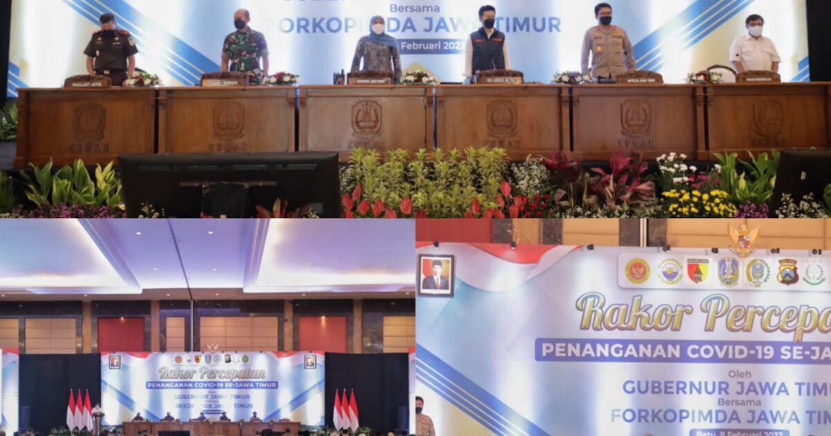 Siapkan Strategi Hadapi Gelombang 3, Forkopimda Jatim Gelar Rakor ... Siapkan Strategi Hadapi Gelombang 3, Forkopimda Jatim Gelar Rakor ...